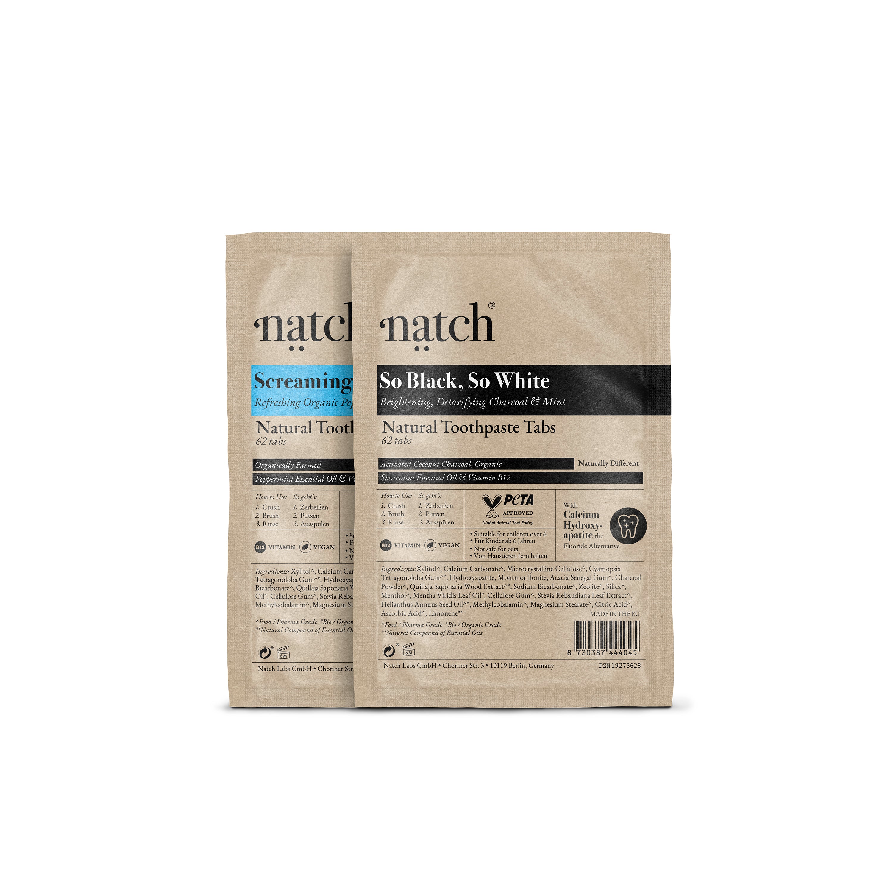 Day & Night Refill Set | Daily Routine •• Natch Natural Toothpaste Tabs ...